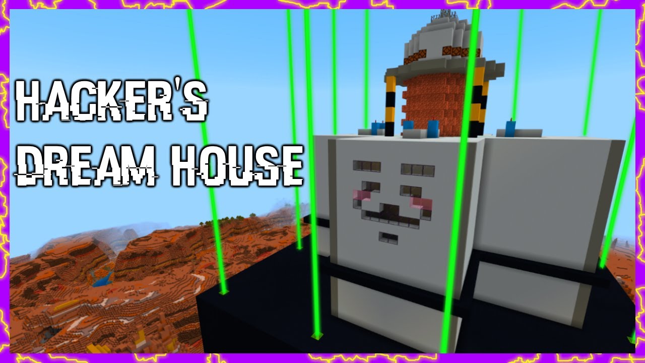 I spent 100 days making Hacker's Dream House in #minecraft - YouTube