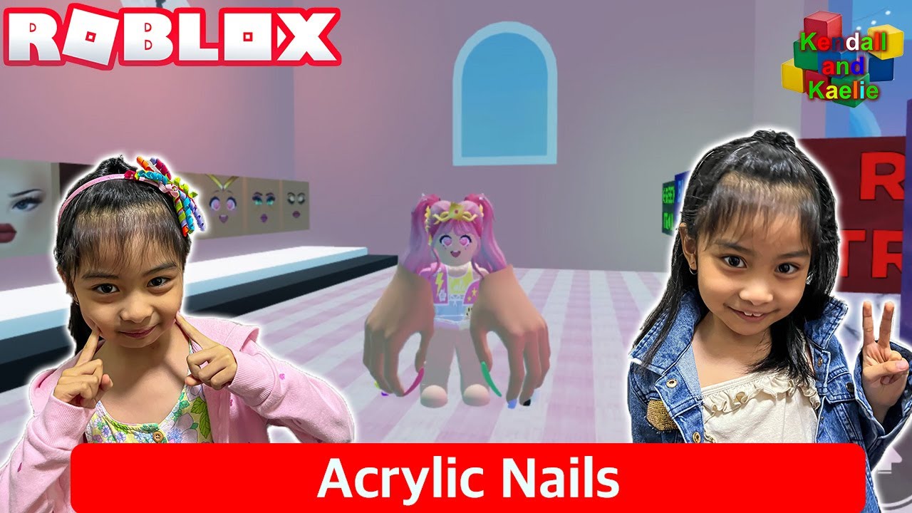 Super Cute Acrylic Nails Game | ROBLOX - YouTube