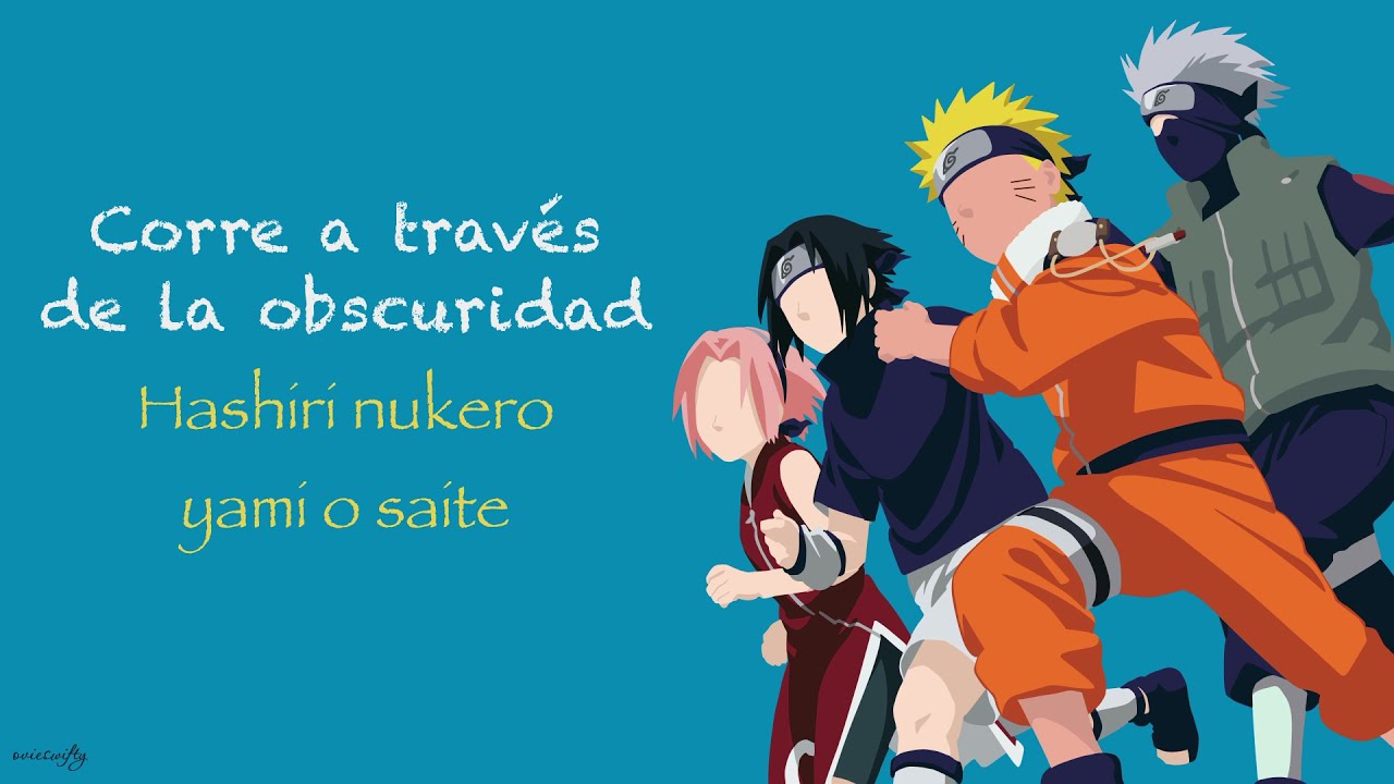 Naruto Opening 1 | R★O★C★K★S (Letra Sub Español / Japonés) - YouTube