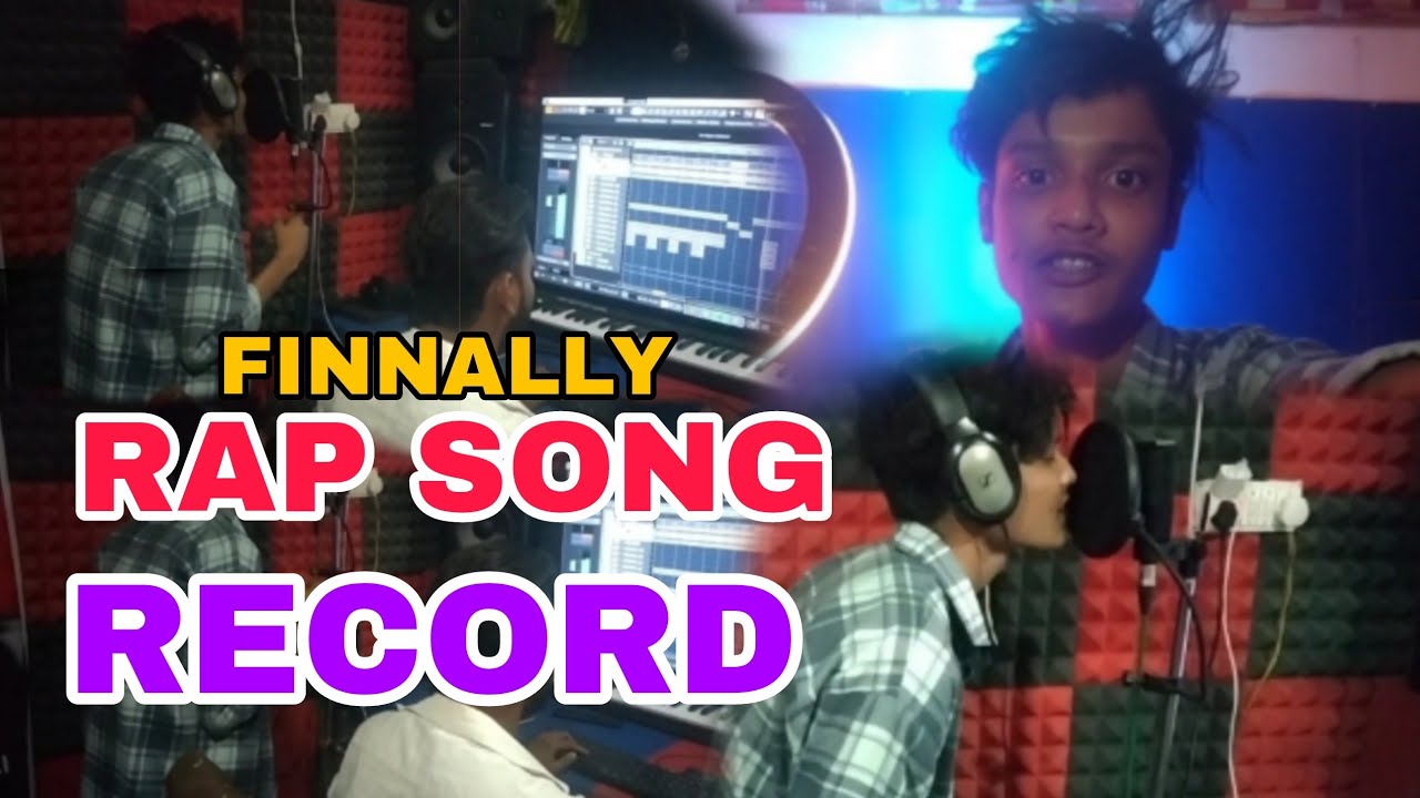 First Time নিজেৰ গলায় গান Record কৰলাম।FINNALLY RAP SONG RECORD ...