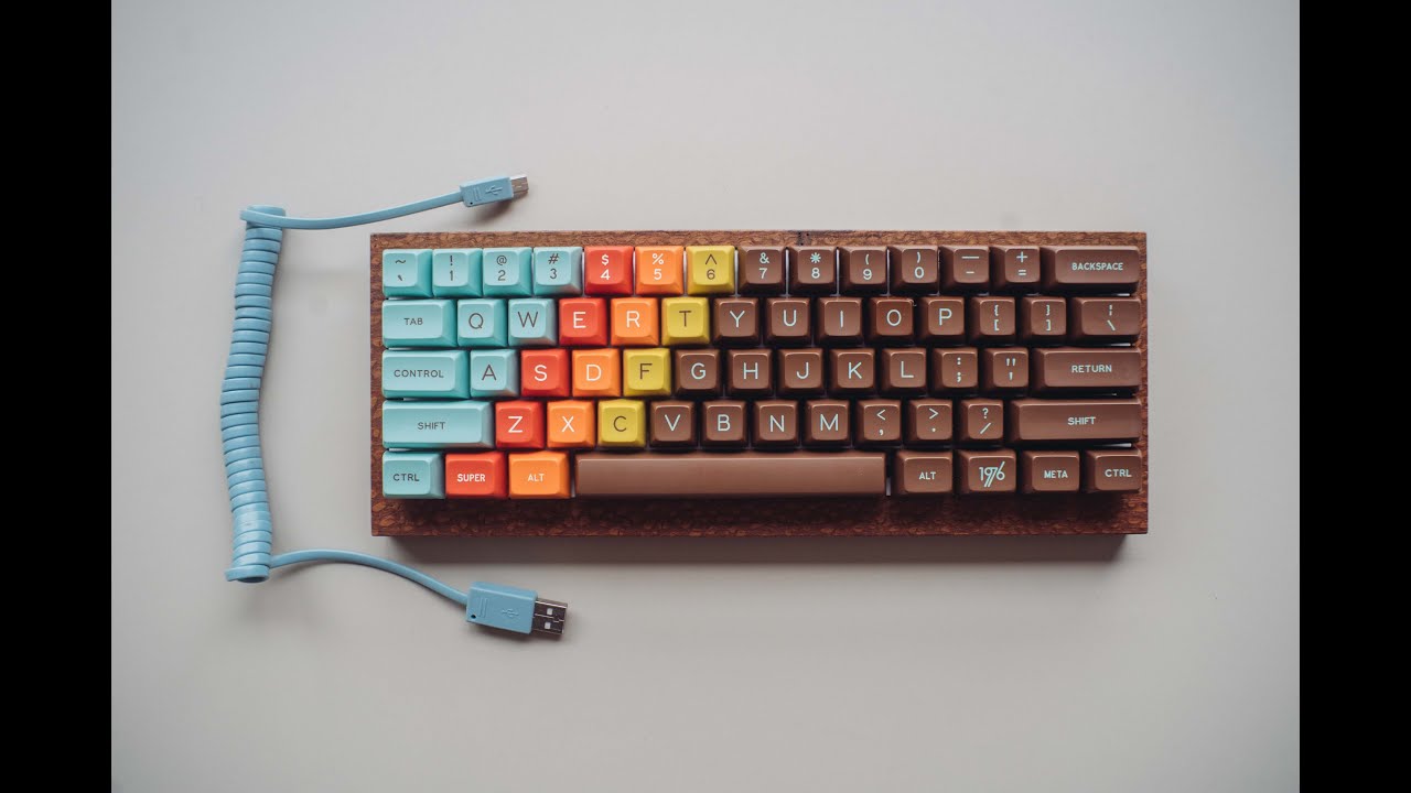 Typing Sound of Poker3 with Cherry MX Brown & SP 1976 SA Keycaps - YouTube