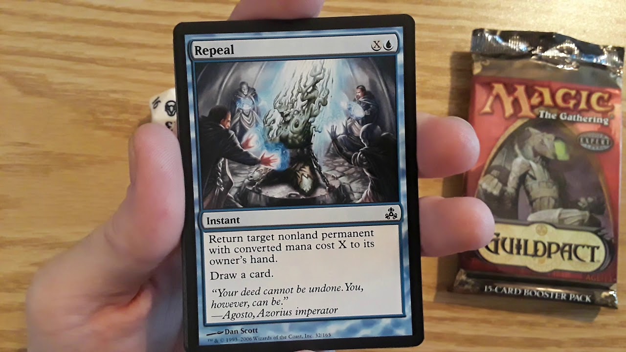 MTG Guildpact pack opening - YouTube
