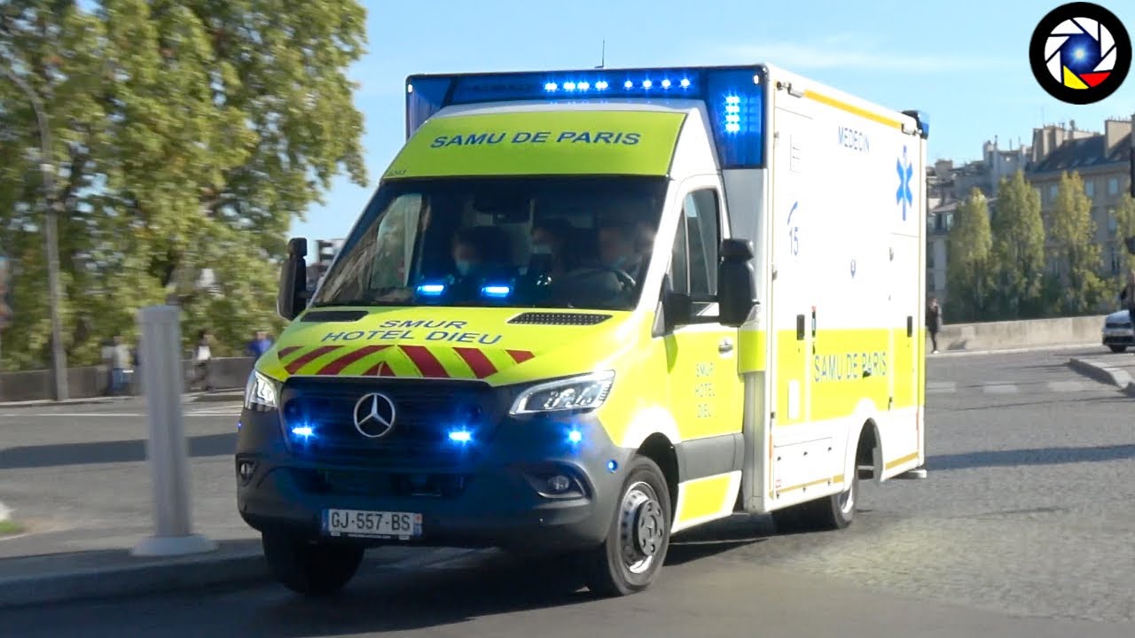 SAMU de Paris - SMUR Hotel Dieu - Sirène US - YouTube