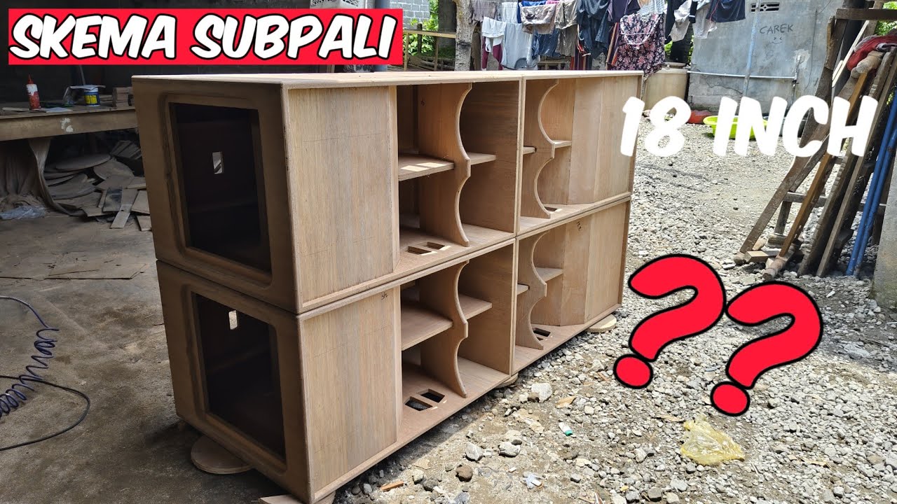 SKEMA BOX SUBPALI 18 INCH SINGLE // DETAIL PENGUKURAN LENGKAP - YouTube