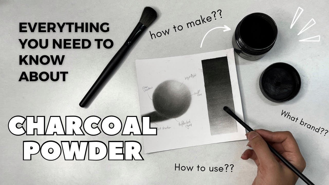 How to make CHARCOAL POWDER I how to use it I Best brand charcoal ...