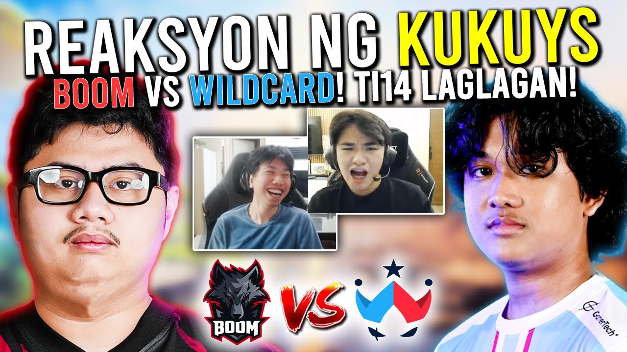 "Reaksyon ng KUKUYS sa BOOM vs WILDCARD Laglagan!"🔥 (BO3) - TI14 Groupstage DOTA 2 - YouTube