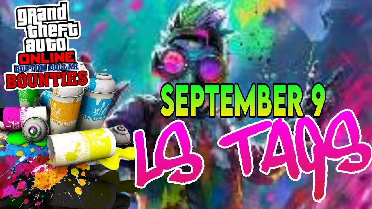 LS TAGS LOCATIONS SEPTEMBER 9 IN GTA ONLINE - YouTube