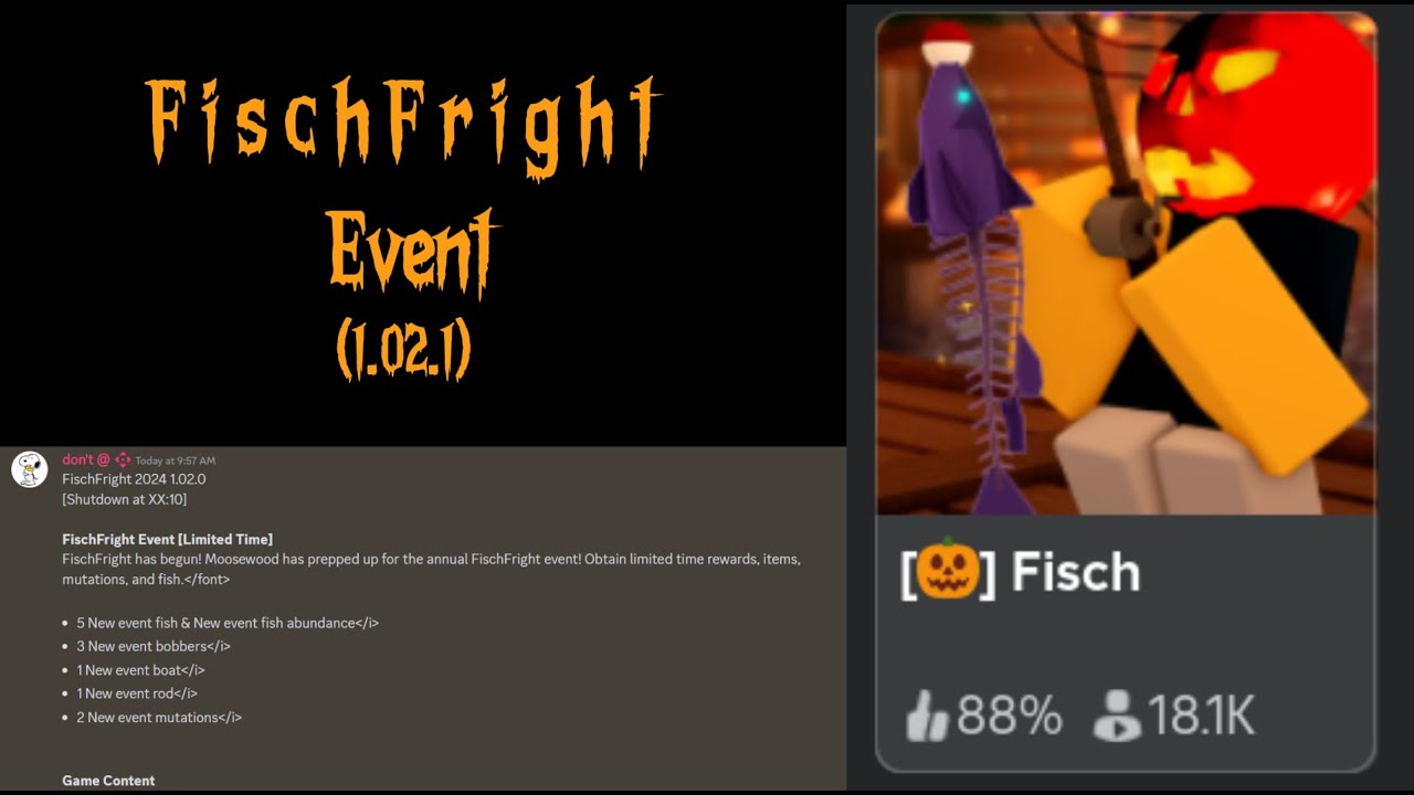 The FischFright event [1.02.1 / 2024] (New title, rod, boat and more ...