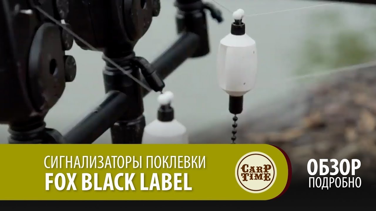 Сигнализаторы поклевки FOX Black Label подробный ОБЗОР - YouTube