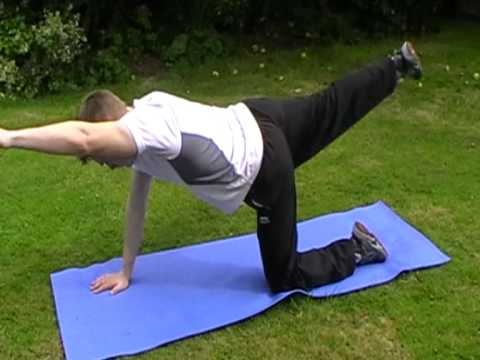 Abdominal Exercise Two Point Box - YouTube