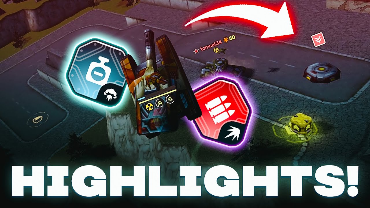 Tanki Online - Lightweight Wasp/Thunder & Crisis Drone Epic Highlights ...