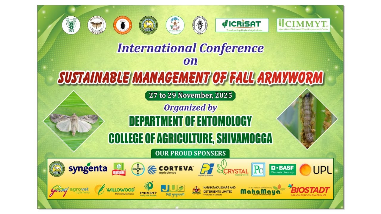 LIVE | KSNUAHS Shivamogga International Confreence on Sustainable ...