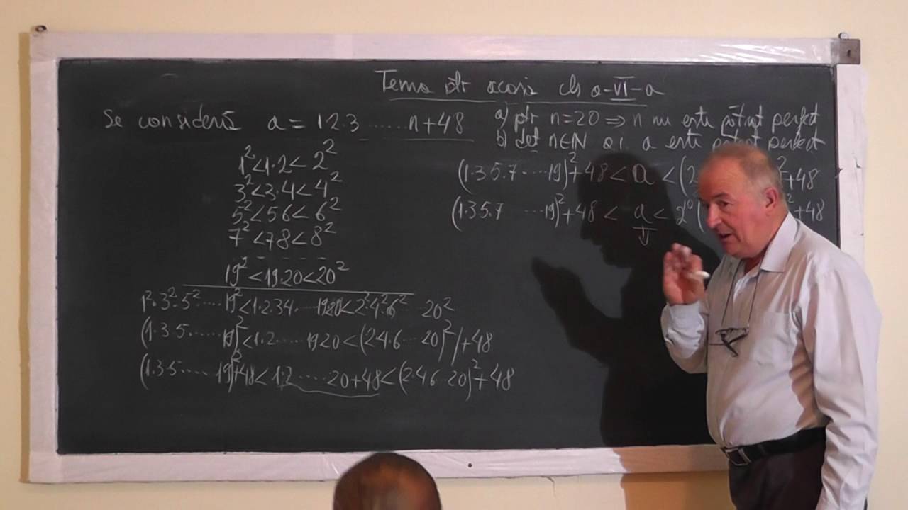 Lectia 1093 Patrate perfecte Ultima cifra a unui patrat perfect Suma ...
