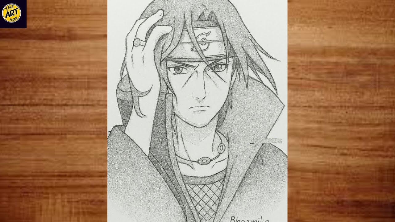 How To Draw Itachi Uchiha Drawing | Itachi Drawing Step by Step | Easy ...