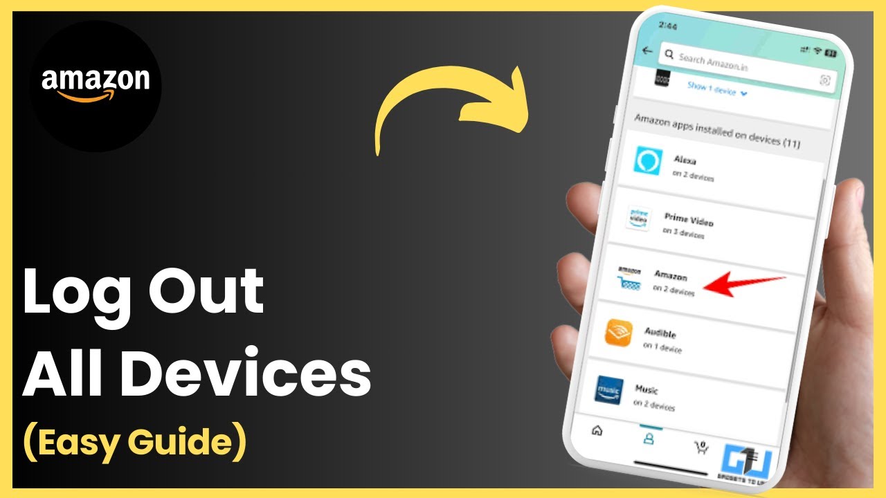 How To Logout AMAZON Account From All Devices (2025) - YouTube