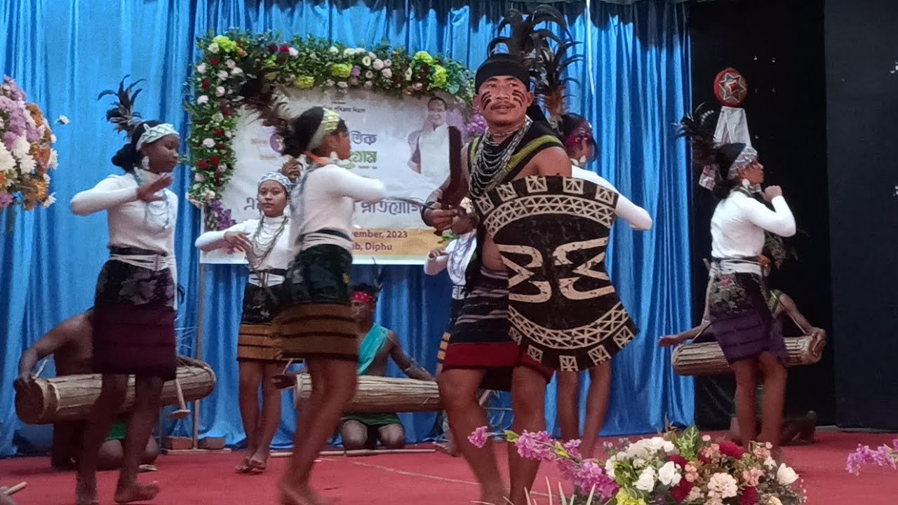 Garo Traditional Dance II Sanskritik Mahasangram Dance Competition at ...