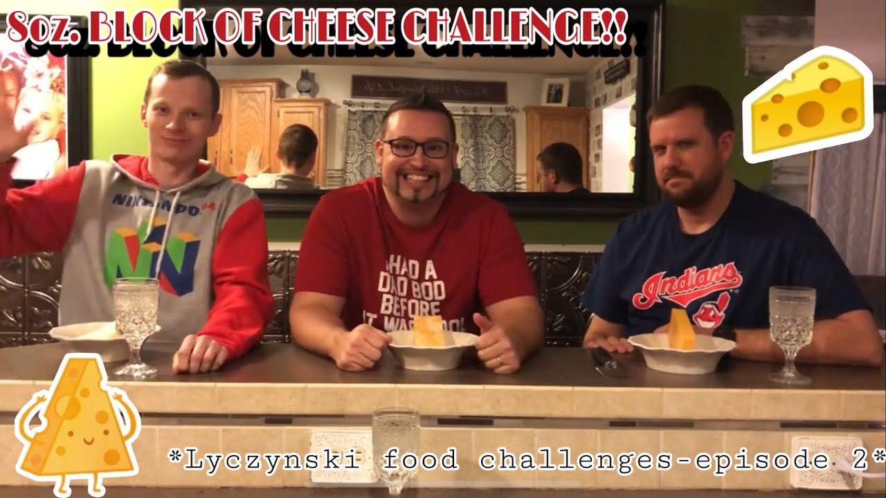 8oz. BLOCK OF CHEESE**CHALLENGE** *eww* - YouTube