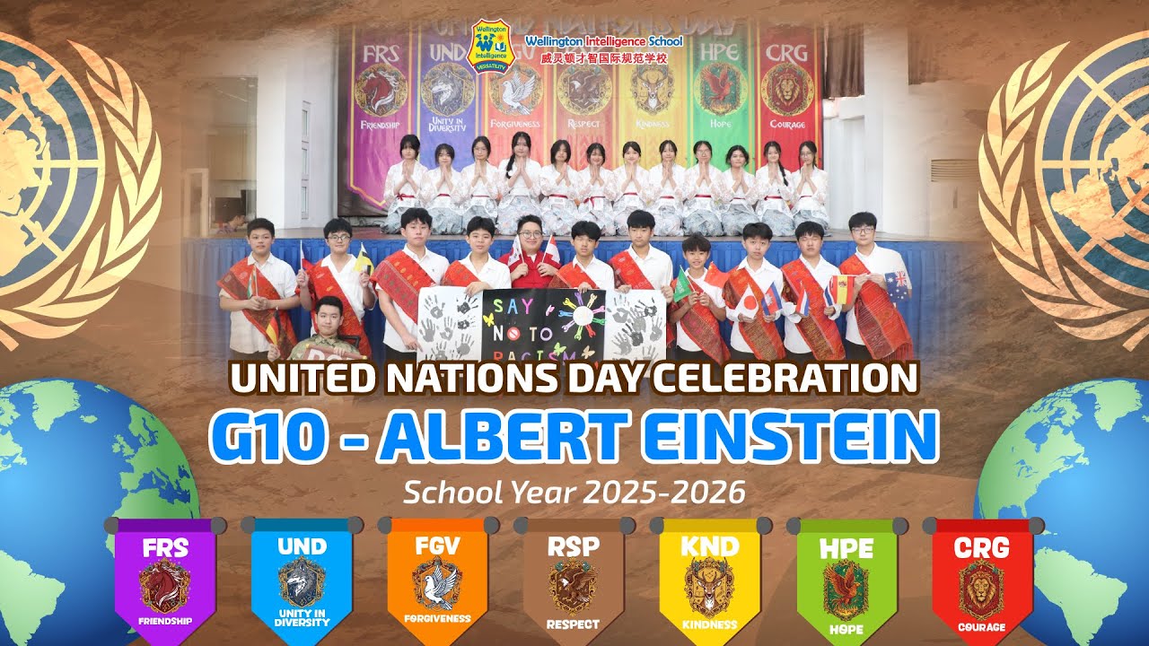 G10 Albert Einstein - United Nations Day Celebration 2025-2026 - YouTube