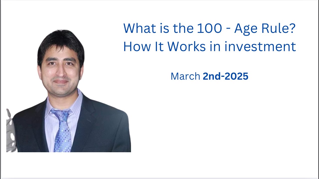 What is the 100 - Age Rule? How It Works in investment - YouTube