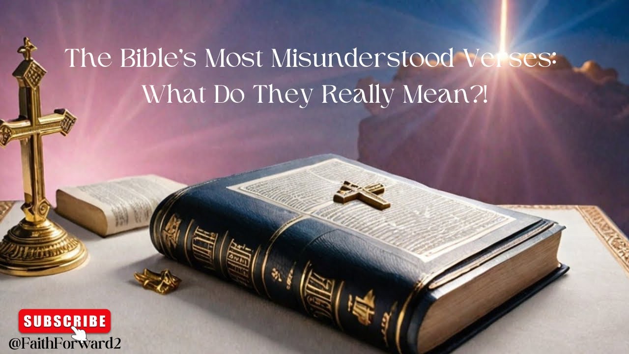 The Bible’s Most Misunderstood Verses: What They Really Mean?! - YouTube