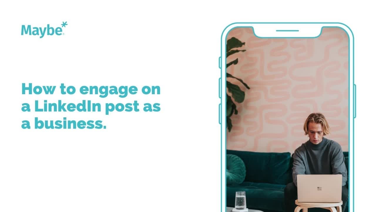 How to engage on a LinkedIn post as a business - YouTube
