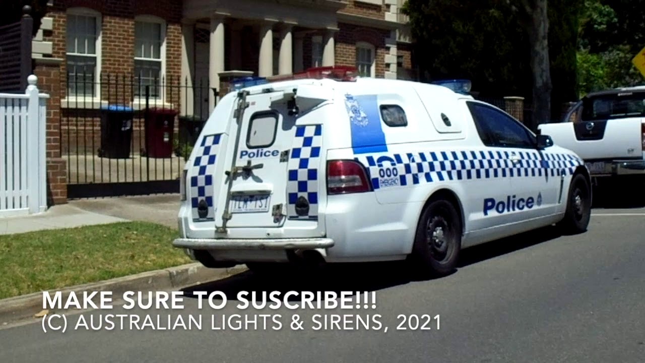 VICPOL // Holden VF Divisional Van - Unknown Police Incident - YouTube