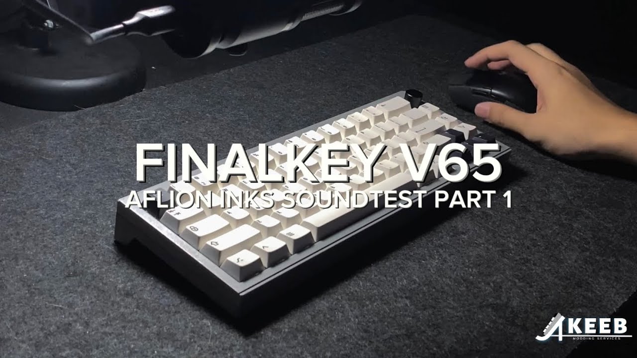 Finalkey V65 R1 - Aflion Inks || Marbly build - YouTube