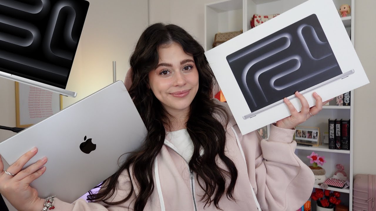 UNBOXING NEW M5 MACBOOK PRO *THE PRETTY SILVER, set up and aesthetics ...