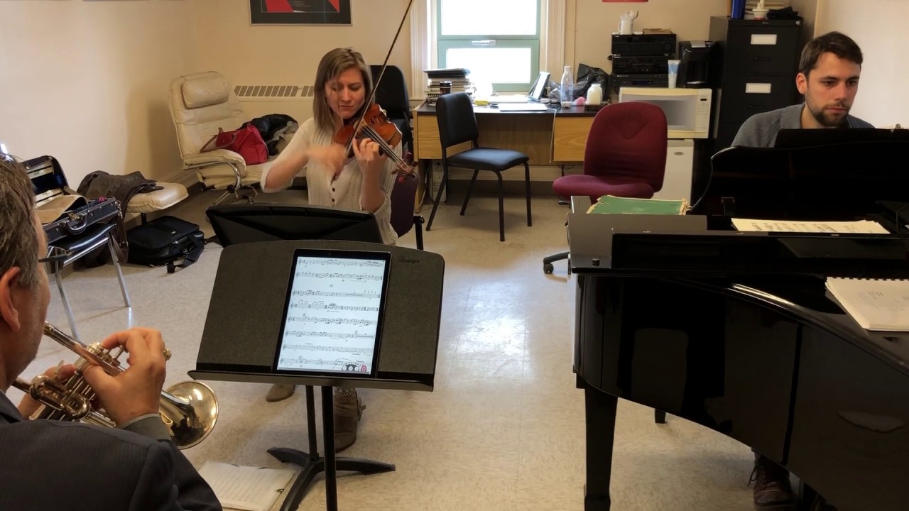 Richard Stoelzel performing "Until we meet again” by Dominic Dousa ...