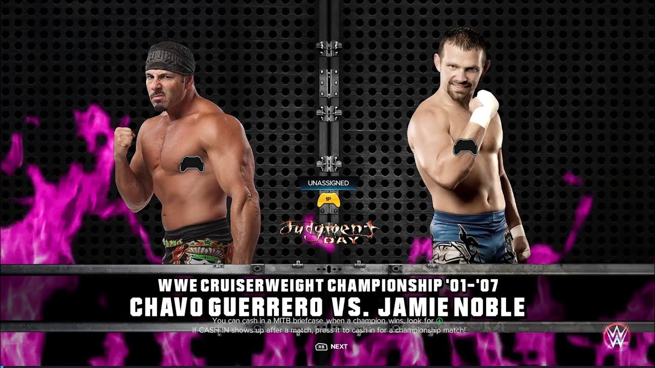 Jamie Noble vs Chavo Guerrero | Cruiserweight Championship - YouTube