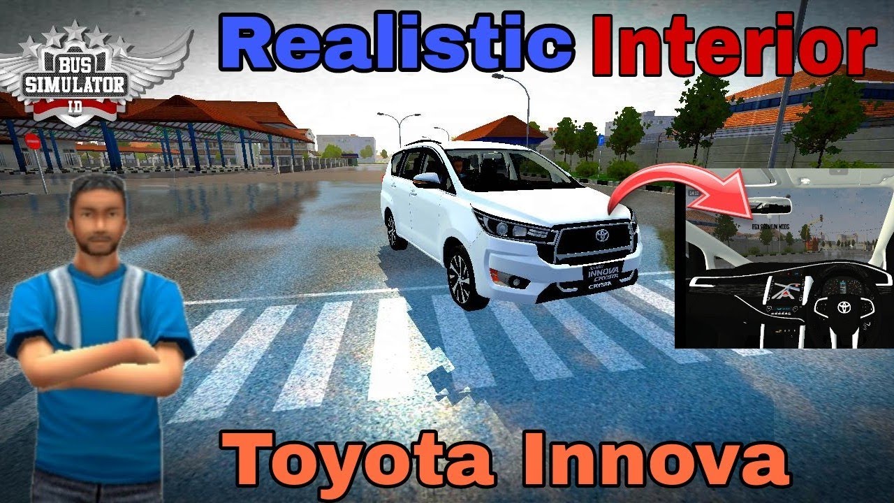 New Toyota Innova Crysta 2023 Mod Bus Simulator Indonesia (#2) - YouTube