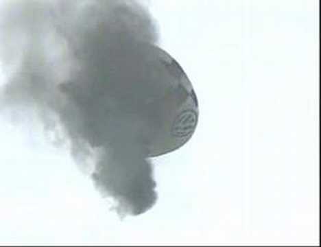 Hot Air Balloon Explodes