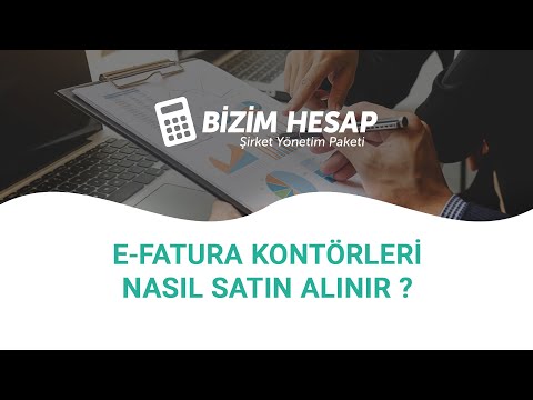 Bizim Hesap'ta Nasıl E-Fatura Kontörü Satın Alınır ?