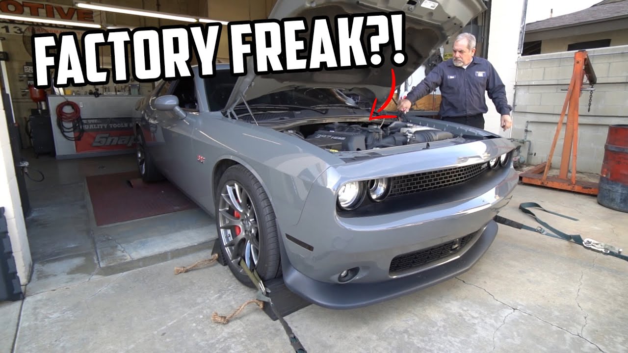 STOCK 2017 CHALLENGER SRT 392 DYNO RESULTS! CRAZY POWER!! - YouTube