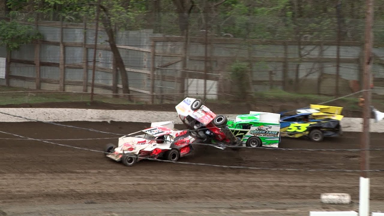 John Kovatch Flip - 4/21/2012 - Grandview Speedway - YouTube