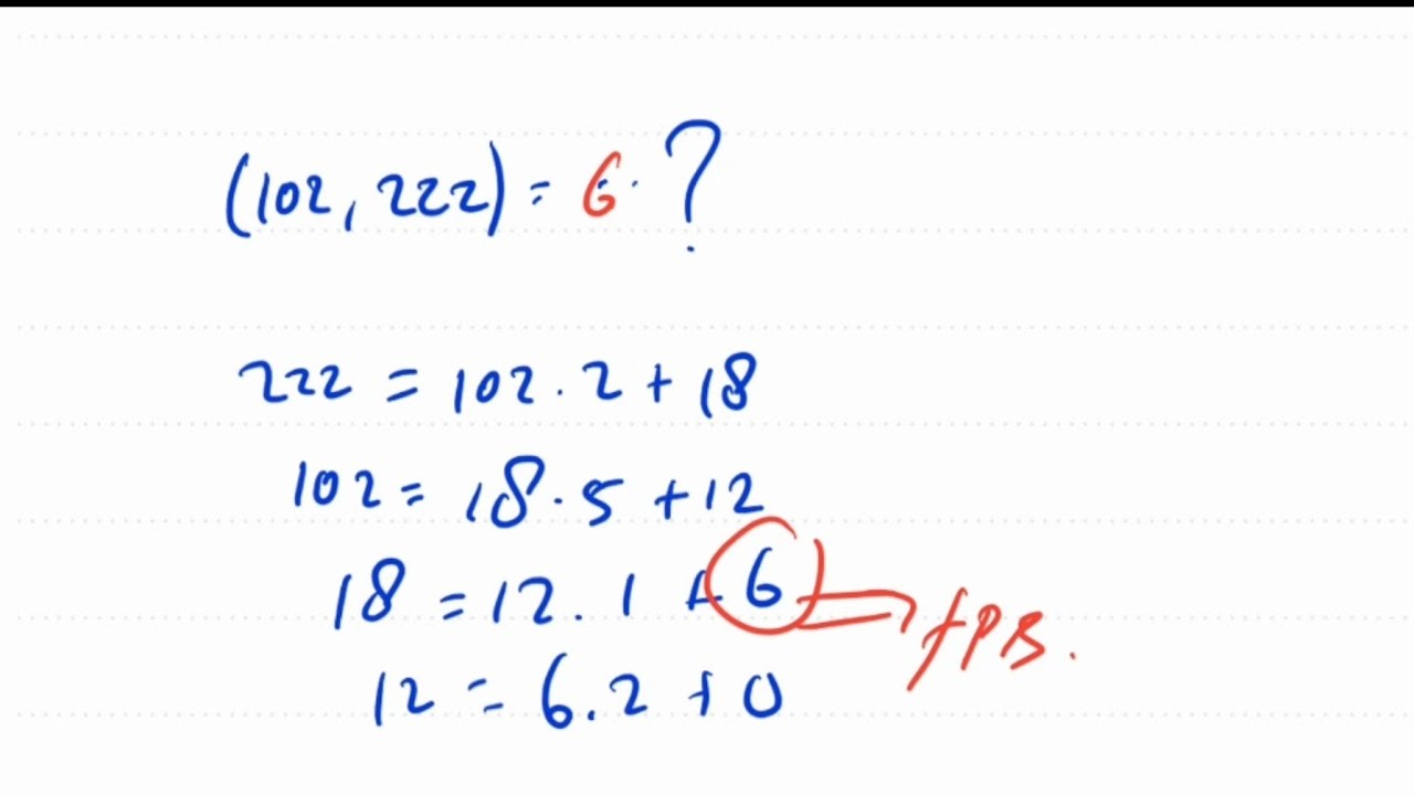 Algoritma Euclid Youtube