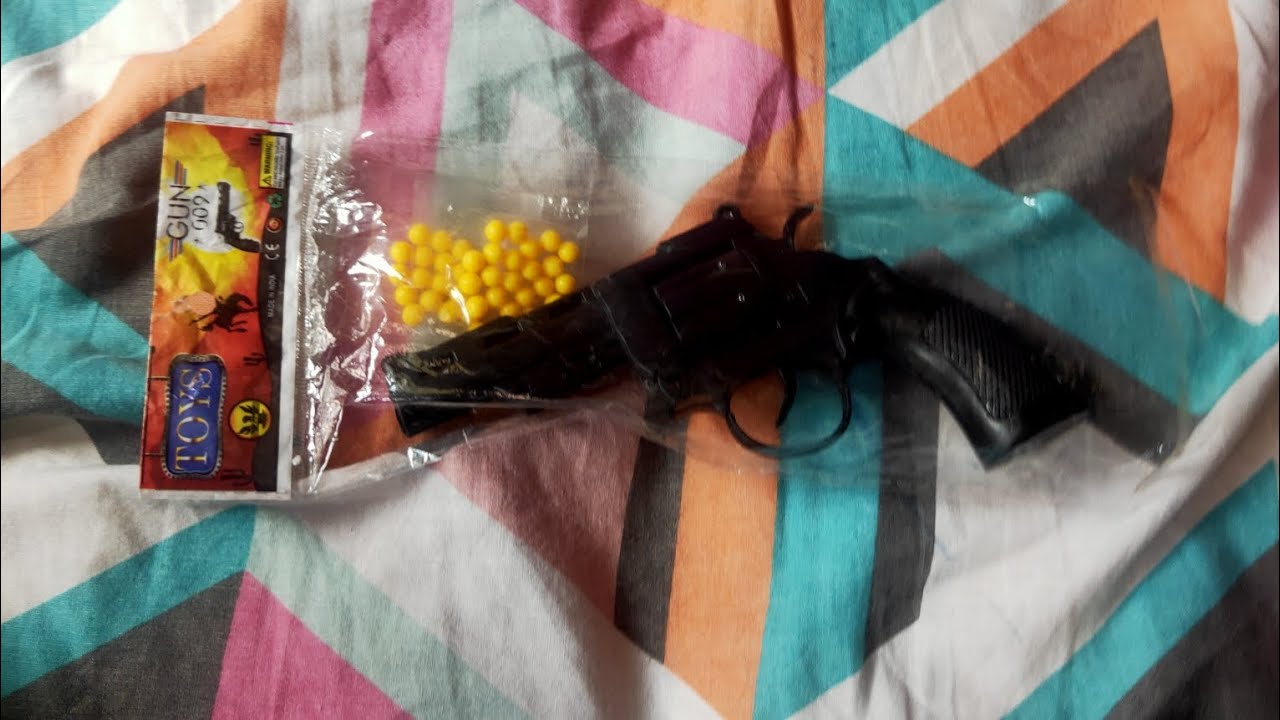 zillion billion pistol gun with B.B bullets unboxing - YouTube