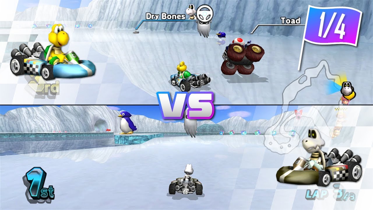 Koopa Troopa Vs Dry Bones On All Courses Standard Kart S [part 1 4