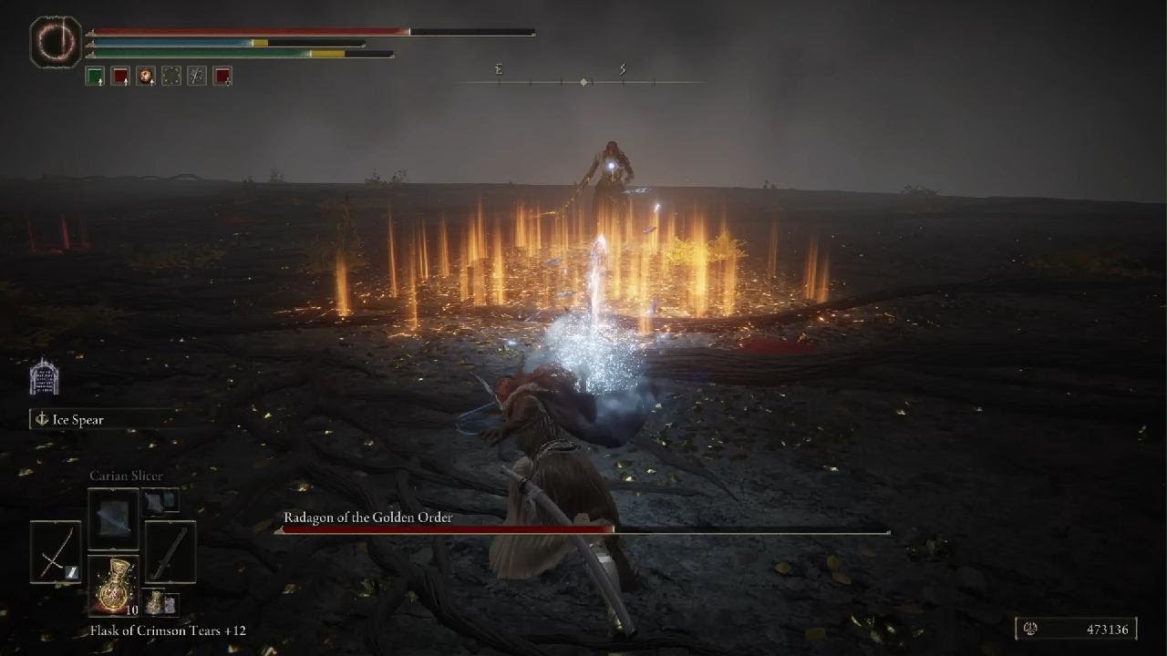 Radagon does projectile parry dgay style - YouTube