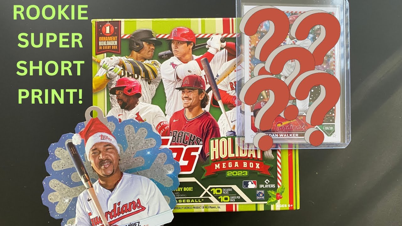 SUPER SHORT PRINT ROOKIE CARD PULL! | Topps Holiday Mega Box 2023 ...