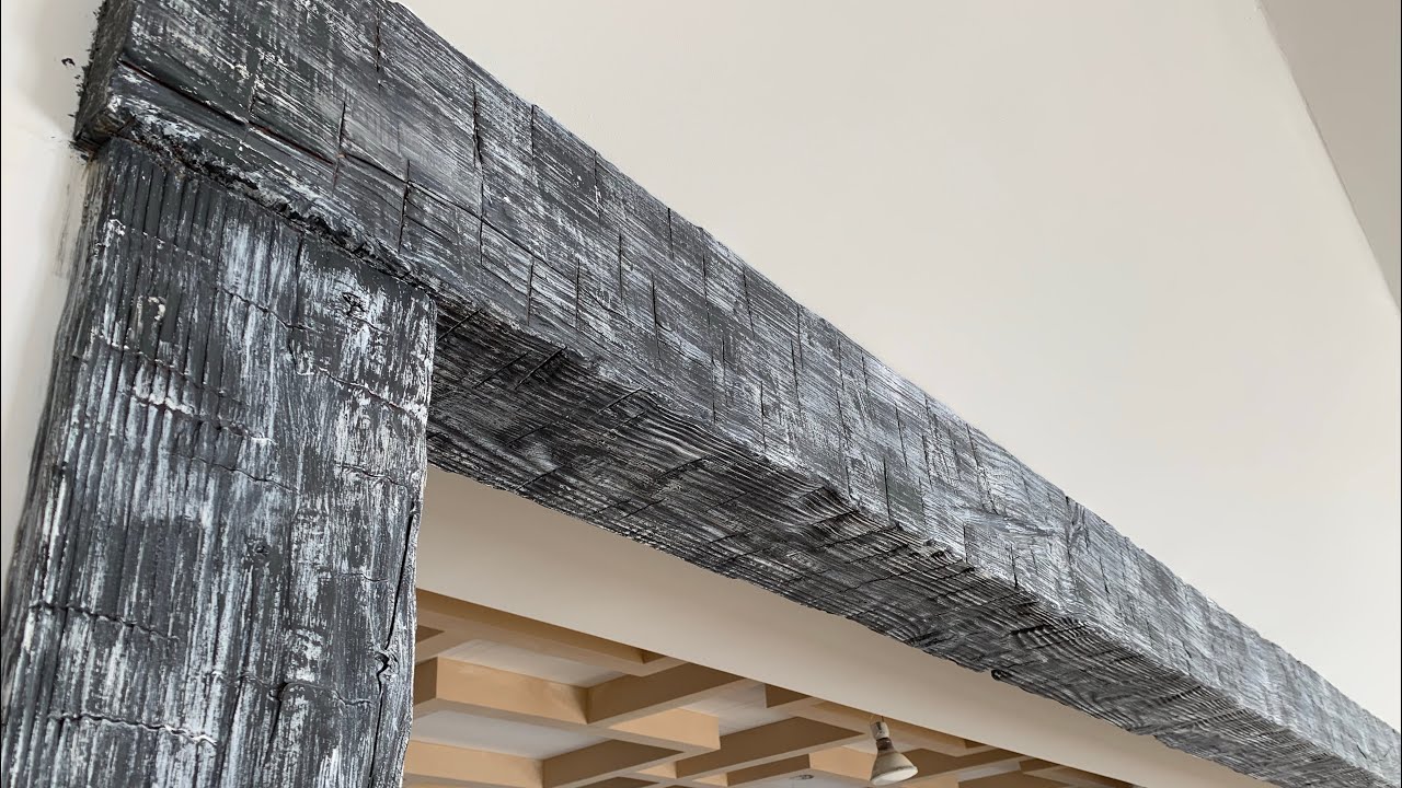 How To Make Custom Wood Beams - YouTube
