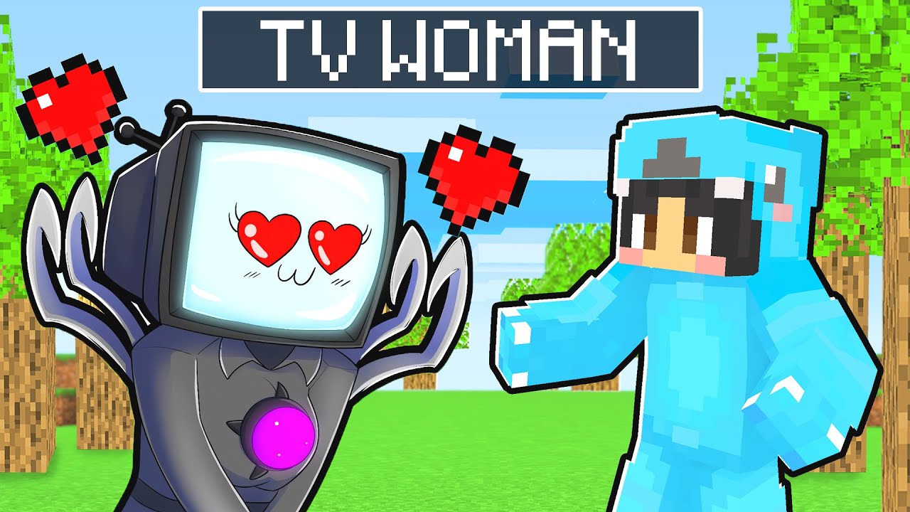 Crazy TV WOMAN Has a CRUSH on OMZ in Minecraft! - Parody Story(Roxy and ...