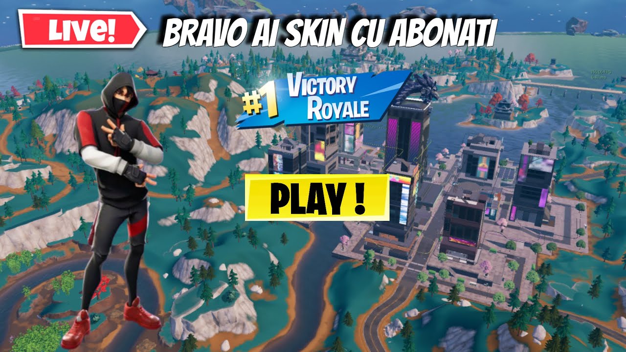 🔴LIVE FORTNITE ROMANIA BRAVO AI SKIN SI ENDGAME - YouTube