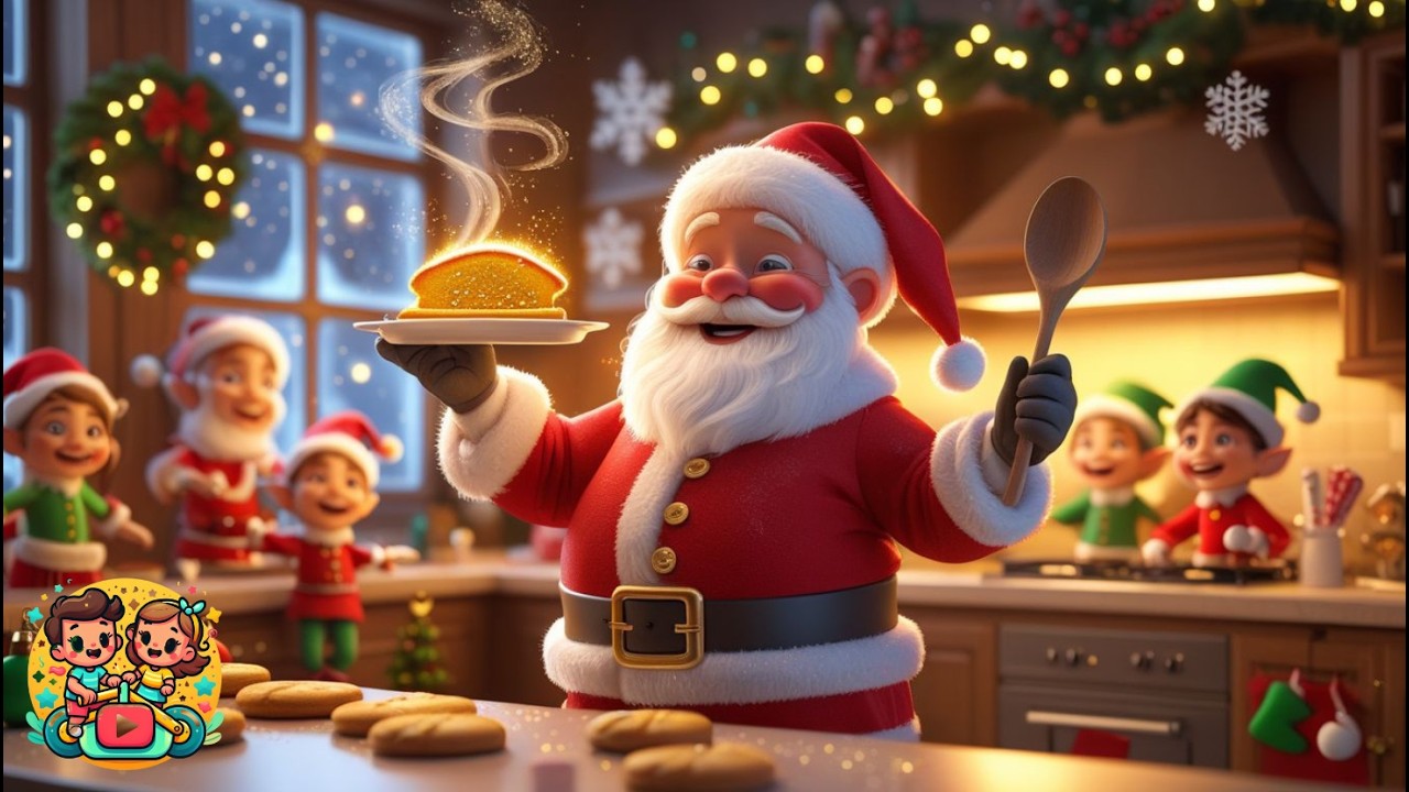 Santa Claus in the Kitchen 🎅 Christmas Songs for Kids 🎄 - YouTube