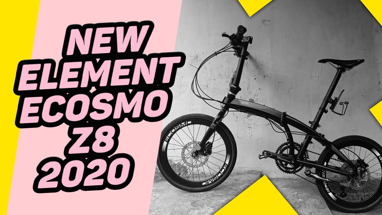 Sepeda Lipat Element Ecosmo Z8 - YouTube