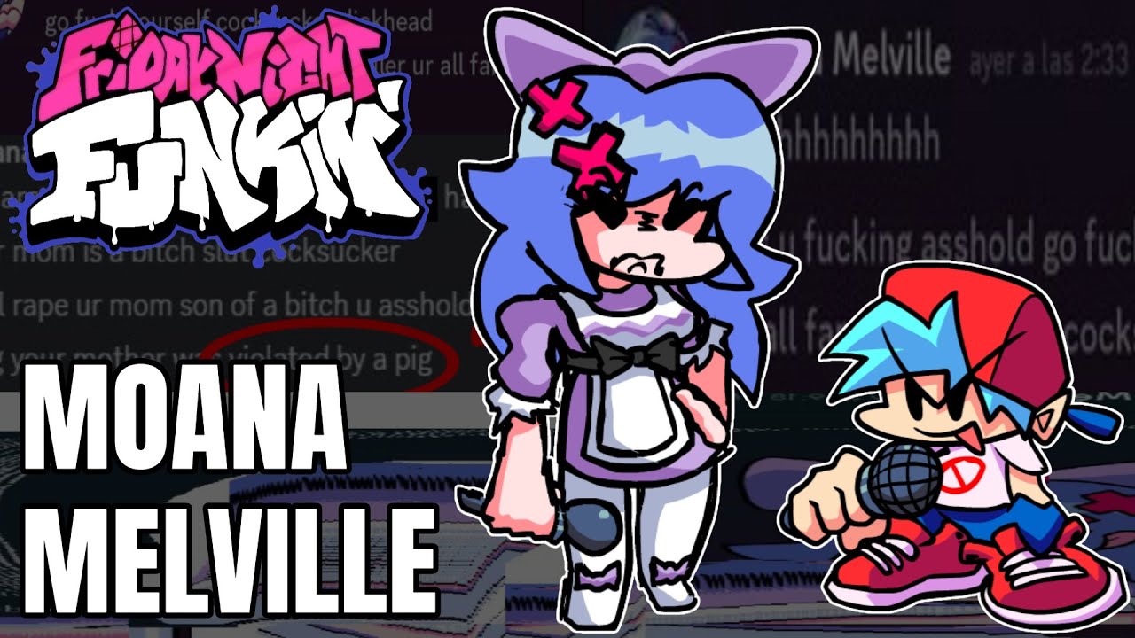 Friday Night Funkin' MOANA MELVILLE One Shot Mod - YouTube