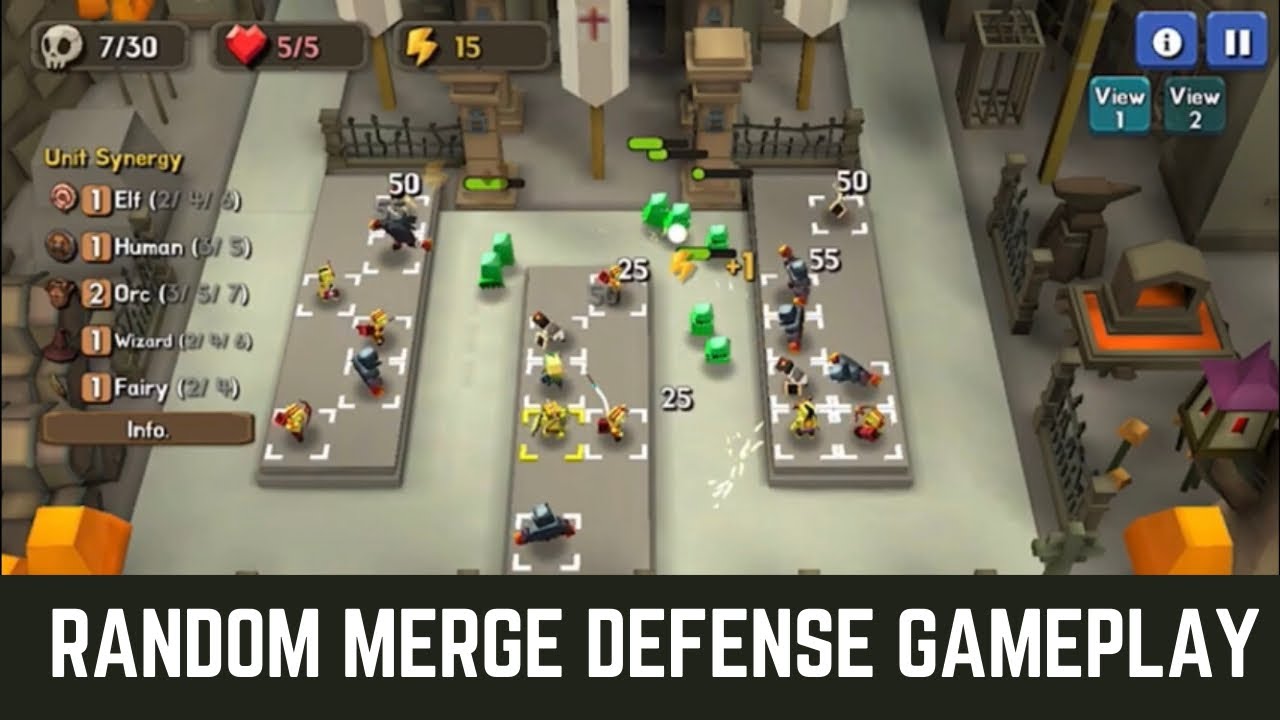 Random Merge Defense Gameplay - YouTube