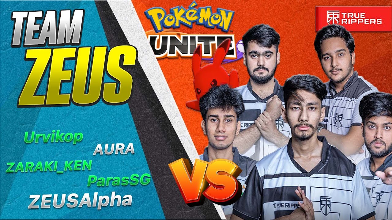 TEAM ZEUS vs TRUE RIPPERS POKEMON UNITE MATCH 5V5 POV @TrueRippersEsports - YouTube