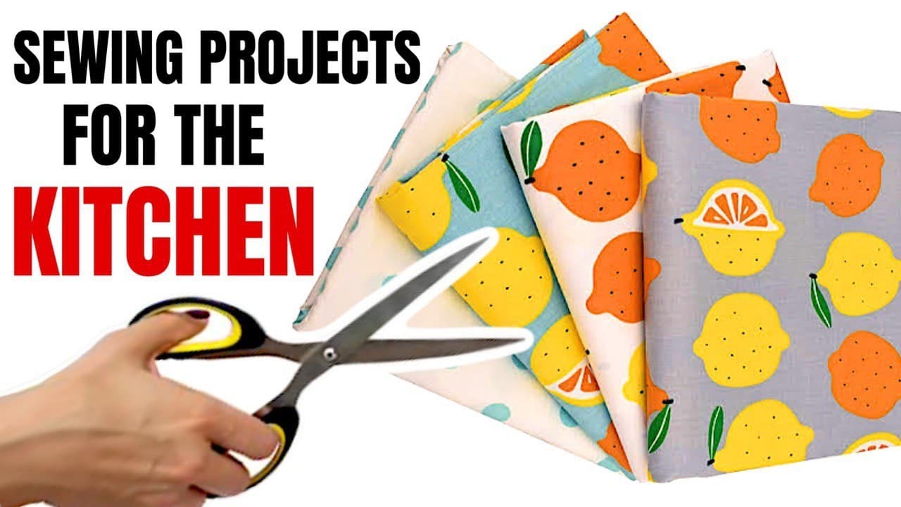 Sewing Projects for The Kitchen | 3 Sewing Ideas for the Home - YouTube