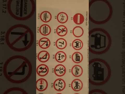Məcburi hərəkət istiqaməti nişanları